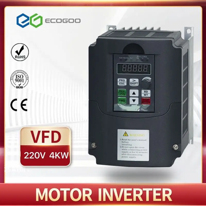 4KW-VFD-Single-Phase-Input-Output-220V-240V-AC-Motor-Variable-Frequency ...