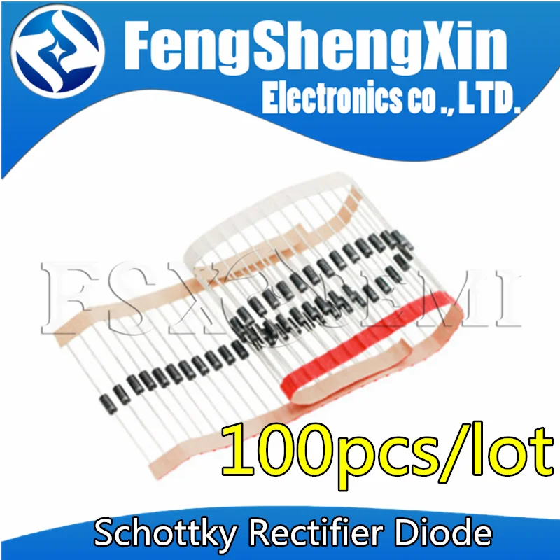 100PCS NEW Schottky Rectifier Diode 1N5817 1N5819 1N5399 1N4937 1N4004 ...