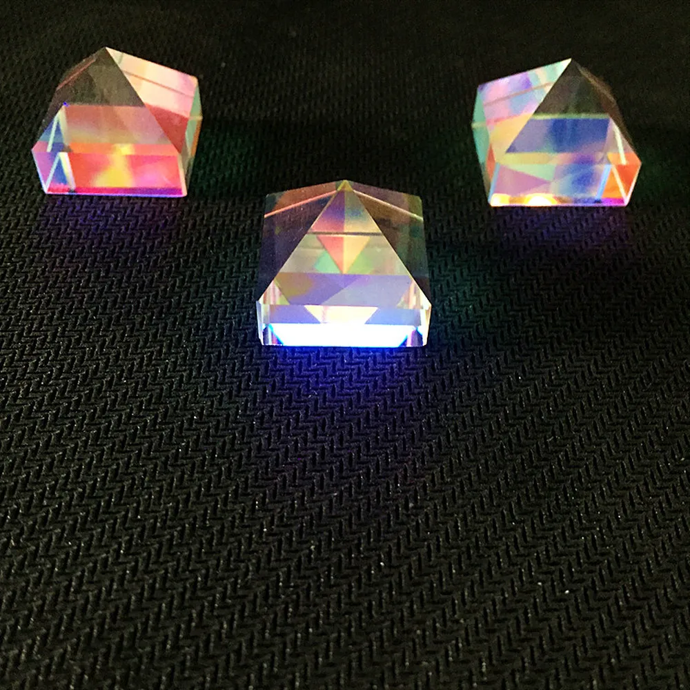 Colored Prism Pyramid Cube Of Light Scientific Experiments Flawless ...