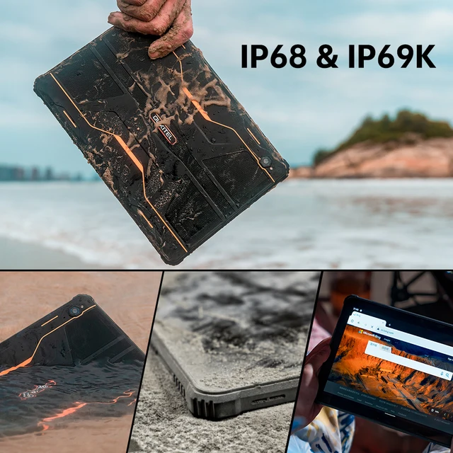 OUKITEL RT1 IP68/69K 10000mAh Battery Rugged Tablet 10.1'' FHD+ Display ...