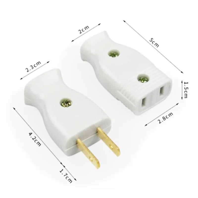 American-Bakelite-2-Pole-15A-Female-Male-US-Wiring-Plug-Adapter-Socket ...
