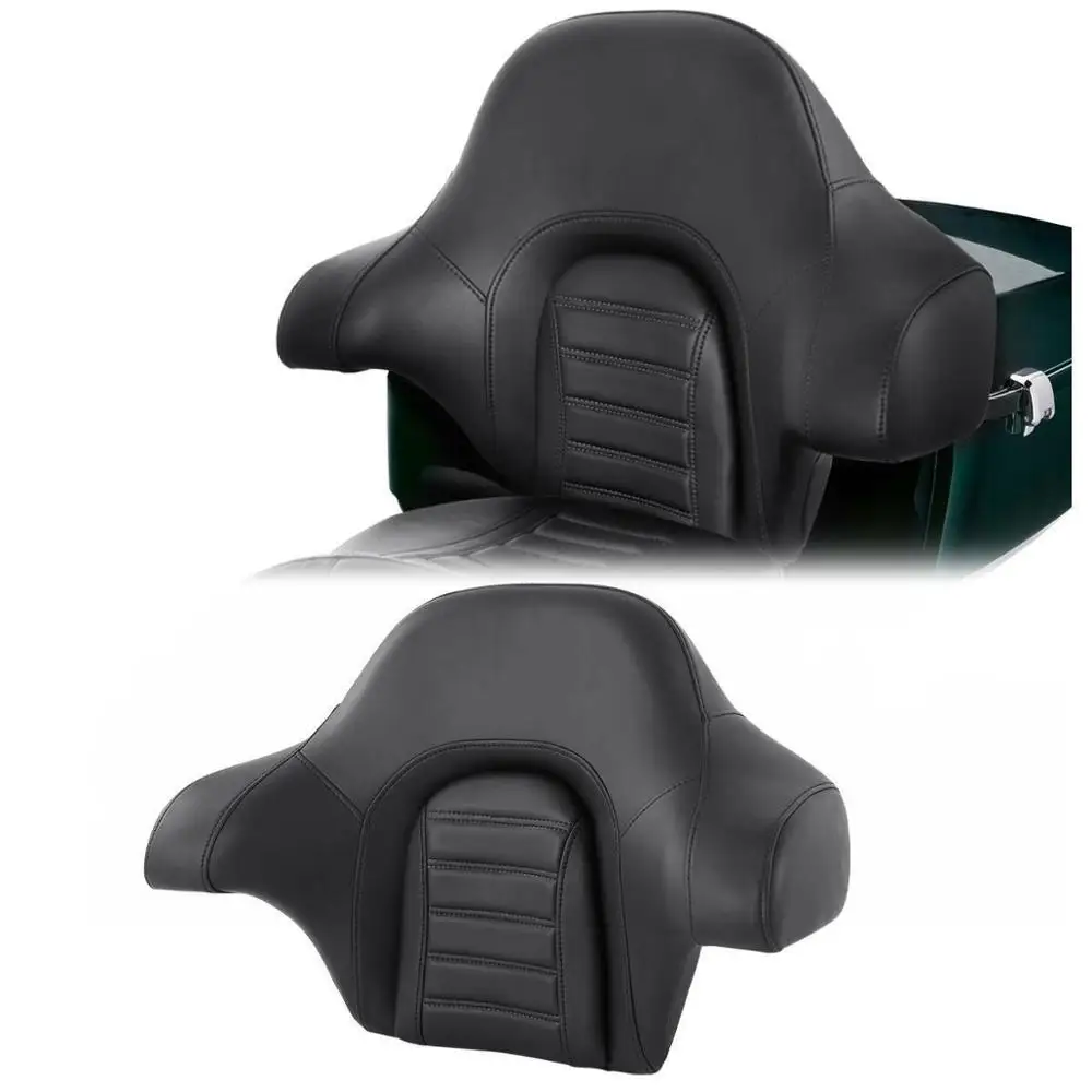 Motorcycle-King-Chopped-Pack-Trunk-Wrap-Backrest-Pad-For-Harley-Tour ...