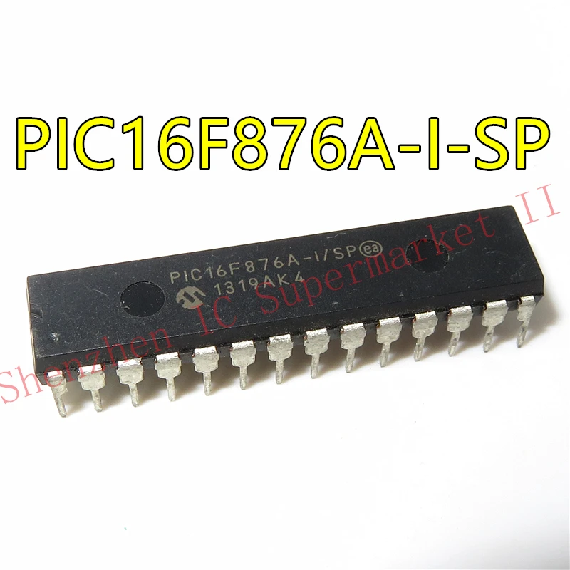 1pcs/lot PIC16F876A I/SP DIP28 PIC16F876A DIP 16F876A D nhanced Flash Microcontrollers new IC In ...