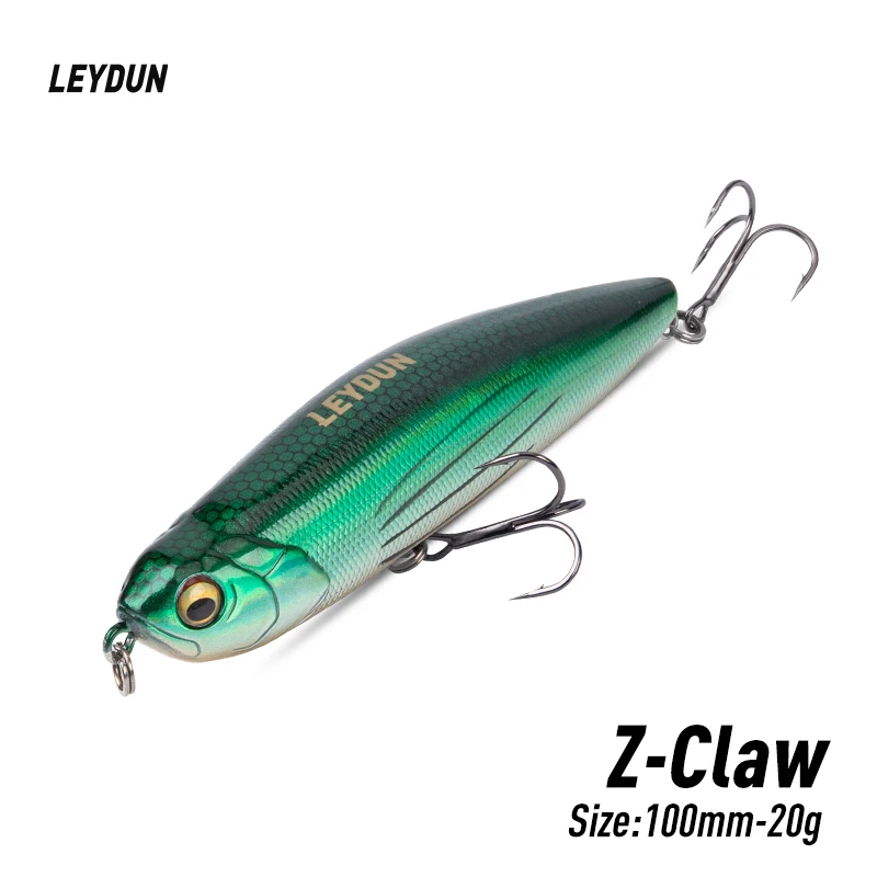 LEYDUN-Z-Claw-Leurres-de-p-che-au-crayon-flottant-100mm-20g-Stickbait ...