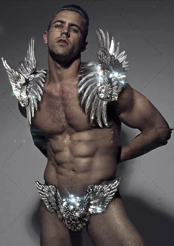 Sexy Man Club Dress Nightlife Costume Men's Jumpsuit Outfit Night Clubwear Performance Show ...