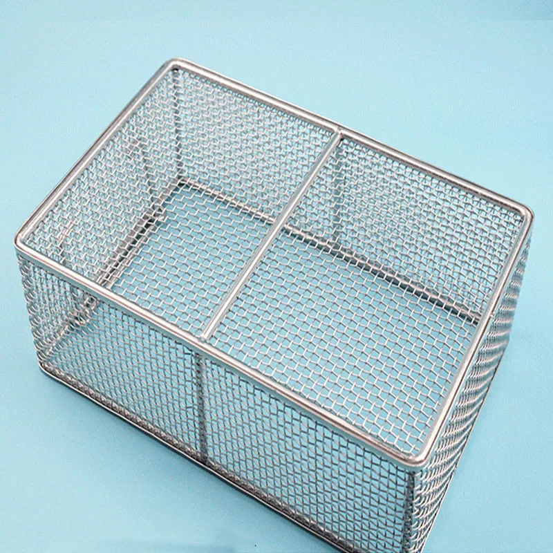 40x30x3CM-3mm-hole-SS304-stainless-steel-metal-parts-cleaning-net-dryer ...