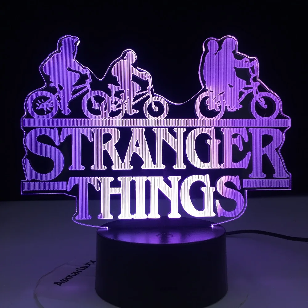 Svítící LED nápis Stranger Things - ShoppinGo