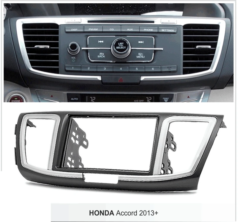 Double Din Car Dash Mount Kit for Honda Accord 2013+ Stereo DVD Panel ...