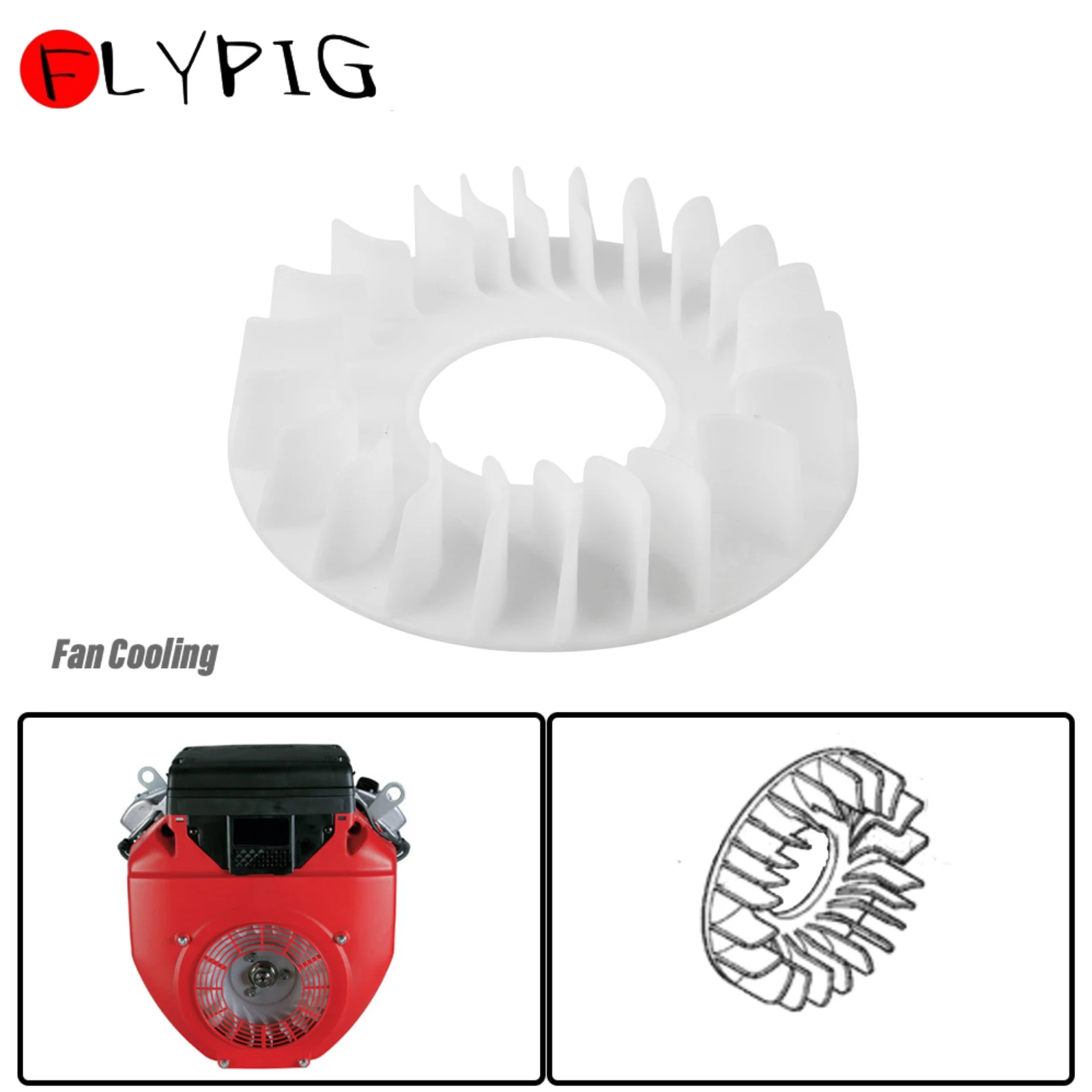 Flywheel Cooling Fan 19511 ZJ1 000 For Honda GX610 GX620 GX670 GXV610 ...