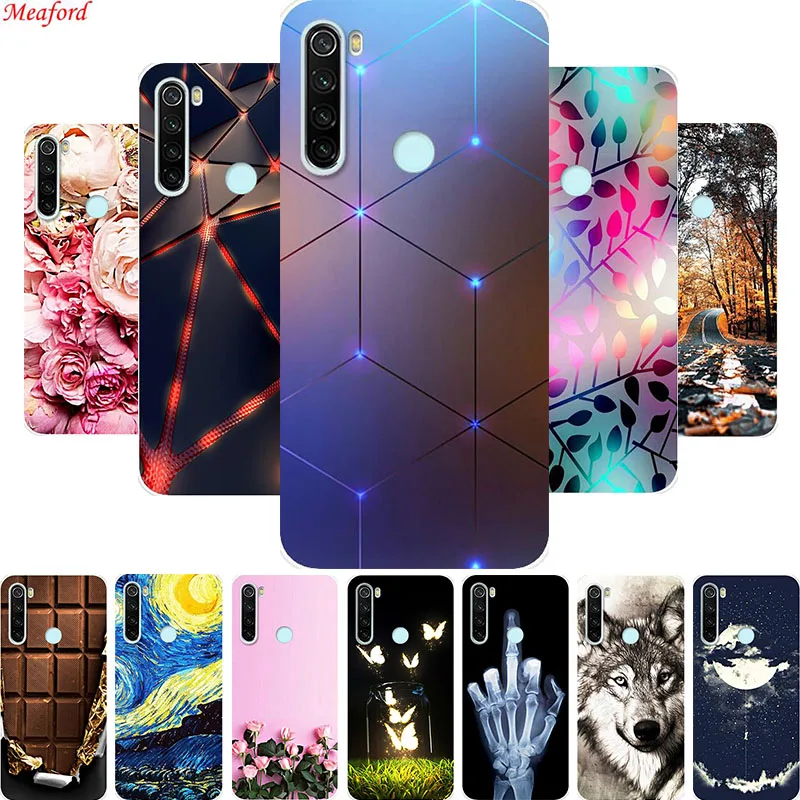 For Xiaomi Redmi Note 8 T Case Soft Silicone Back Cover Case For Xiaomi ...