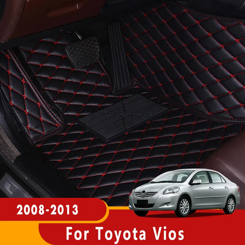 For Toyota Vios 2013 2012 2011 2010 2009 2008 Car Floor Mats Carpets ...