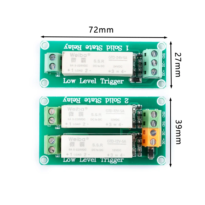5A-1-2-Channel-Way-5V-12V-24V-Relay-Module-Low-Level-Trigger-Solid ...