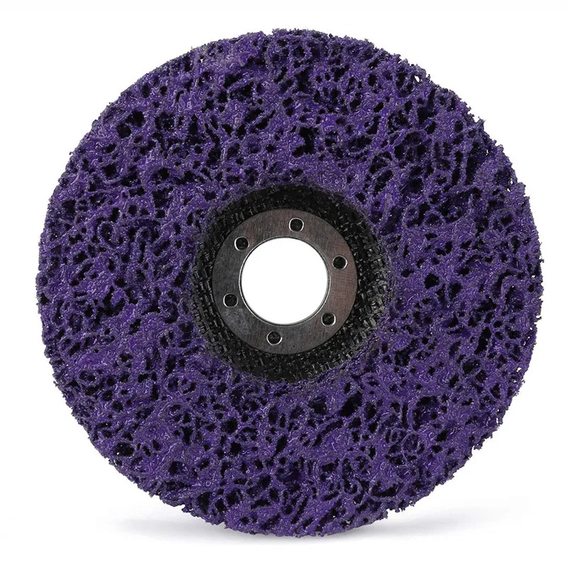 125mm Poly Strip Disc Abrasive Wheel Paint Rust Remover Clean Grinding ...