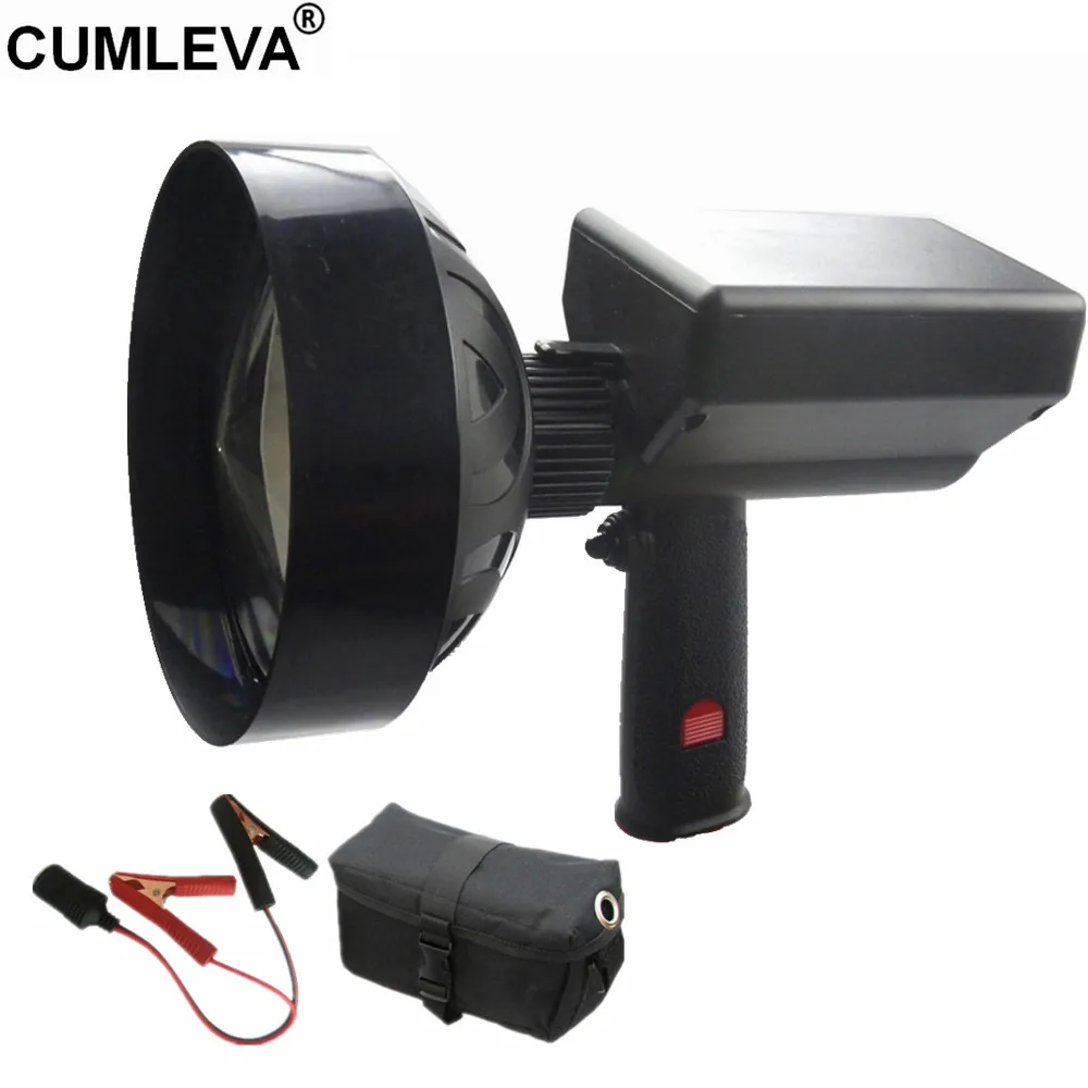 6" 150mm 3500/4500lm 35/55W HID Handheld Spotlight Hunting Light Search ...