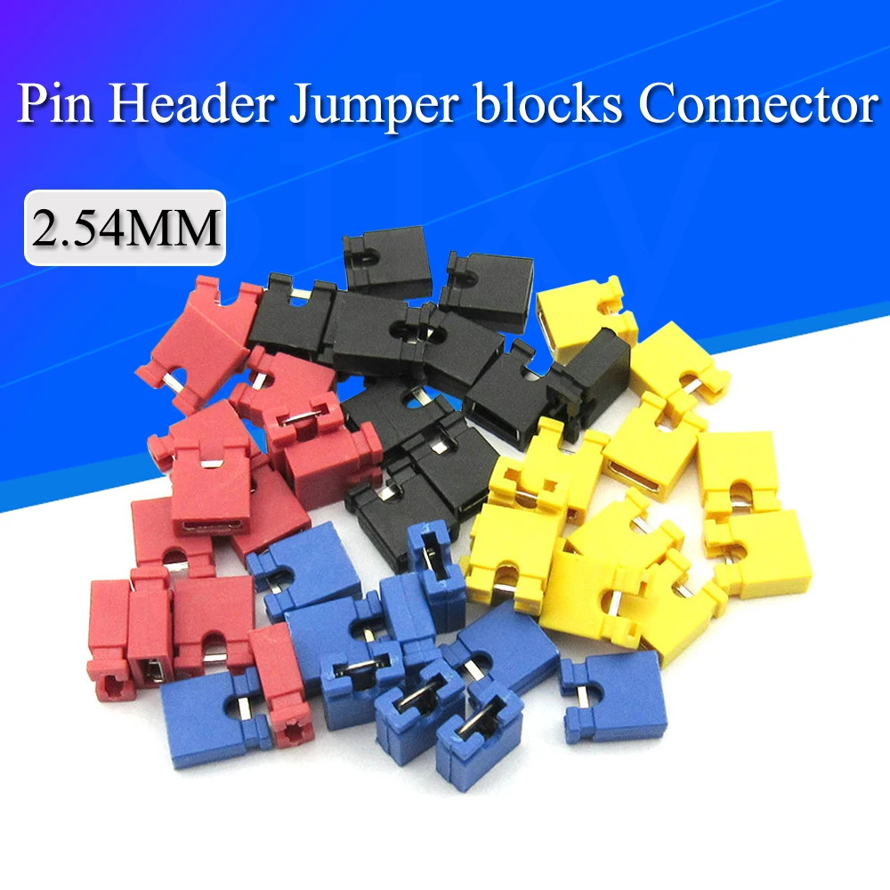 100PCS-Pitch-2-4mm-Pin-Header-jumper-shorted-cap-Headers-Wire-Housings ...
