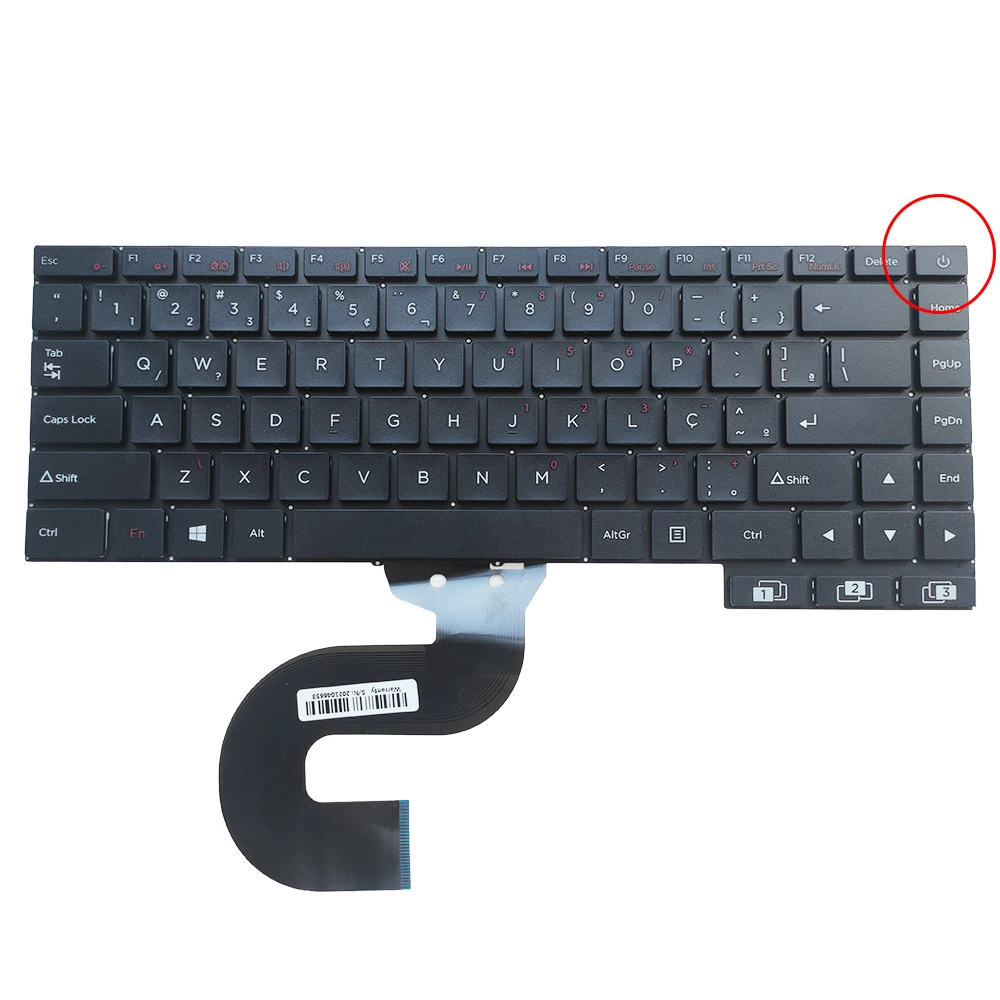PT-BR-Brazilian-Brazil-keyboard-for-Notebook-Positivo-Motion-C4500d ...