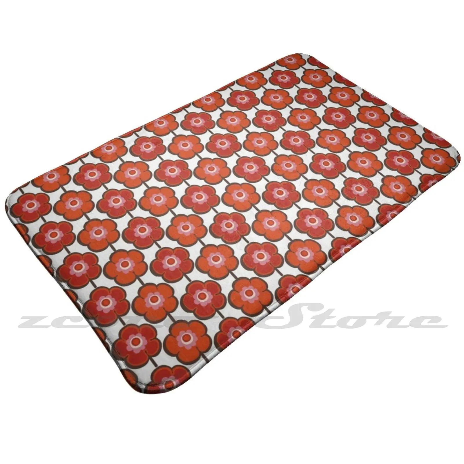 Jacki Easlick Red Poppies Mat Rug Non Slip Water Absorb Door Carpet ...