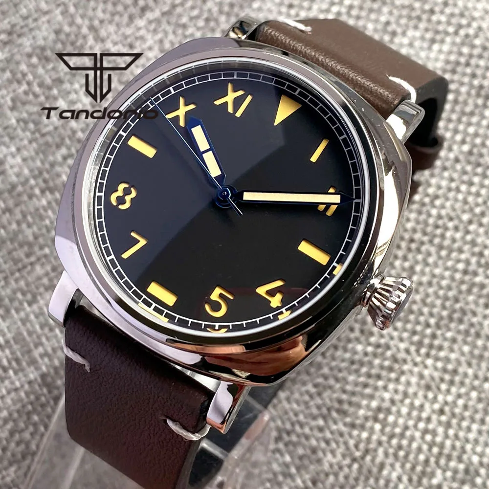 Tandorio 42mm NH35A 20bar Square Polished Automatic Men's Watch ...