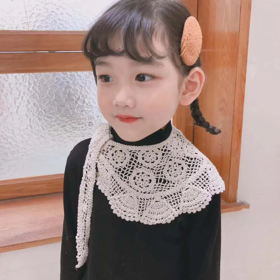 Linbaiway Children Fake Collars Gilrs Embroidery Shoulder Wrap Shawl ...