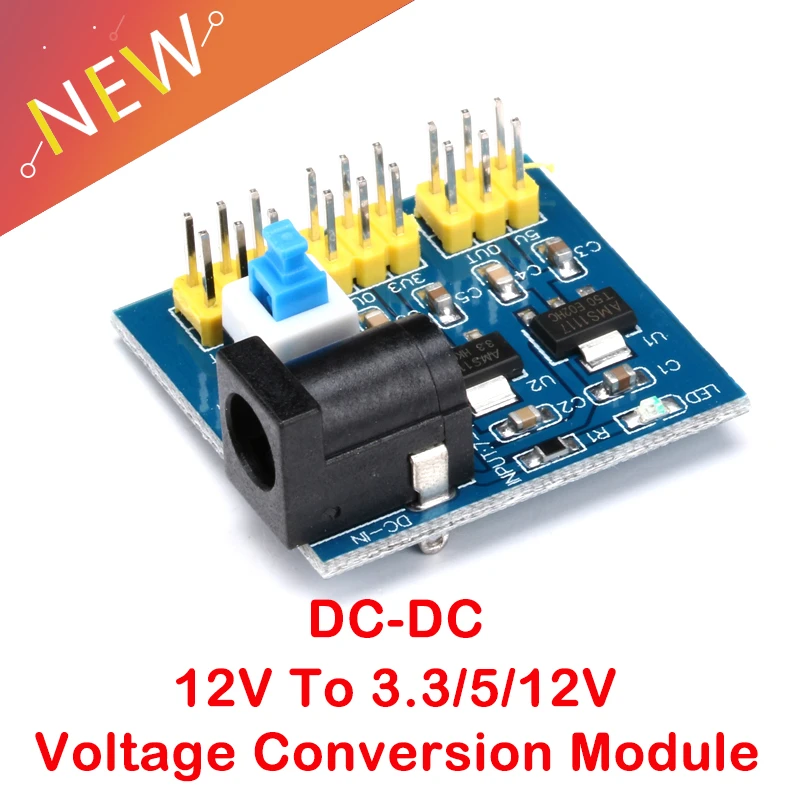 3.3v 5v 12v Power Supply Module Multi-output Dc-dc Voltage Conversion ...