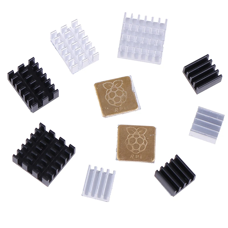 5Pcs/Set For Raspberry Pi Heatsink Kit Copper Aluminum Heatsink Cooling ...