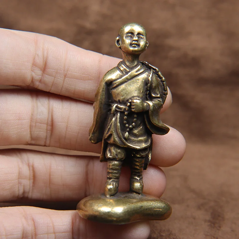 Antique Monk Figurines