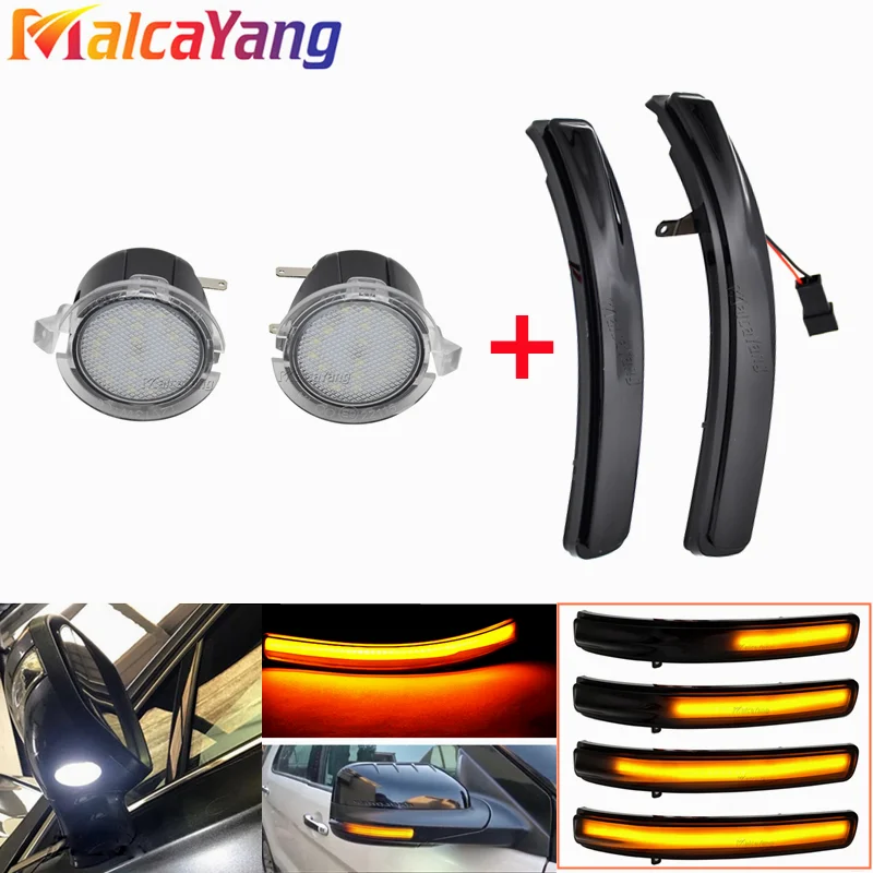 Dynamic-LED-Blinker-Under-Mirror-Light-Puddle-Lamp-For-Ford-Explorer ...