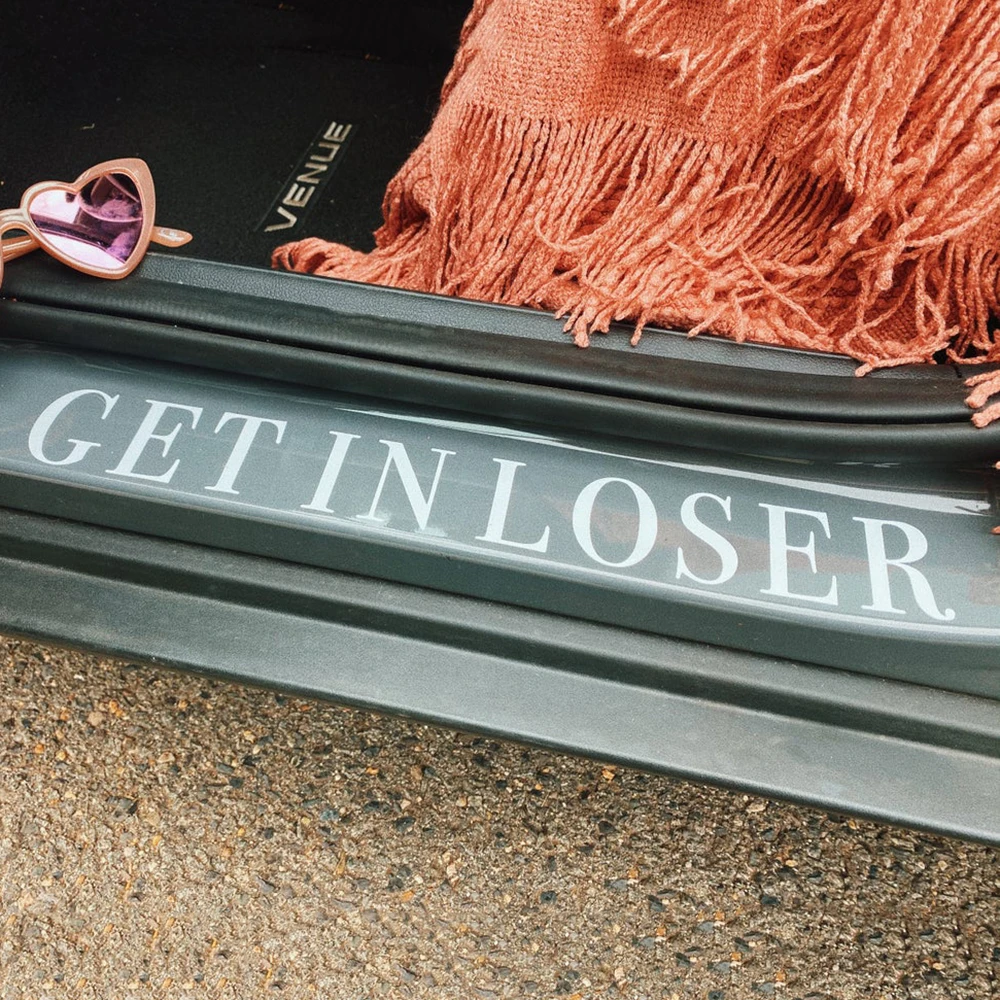 Bumper Stickers Paper Get In Loser Car Window Sticker Loser Bumper ...