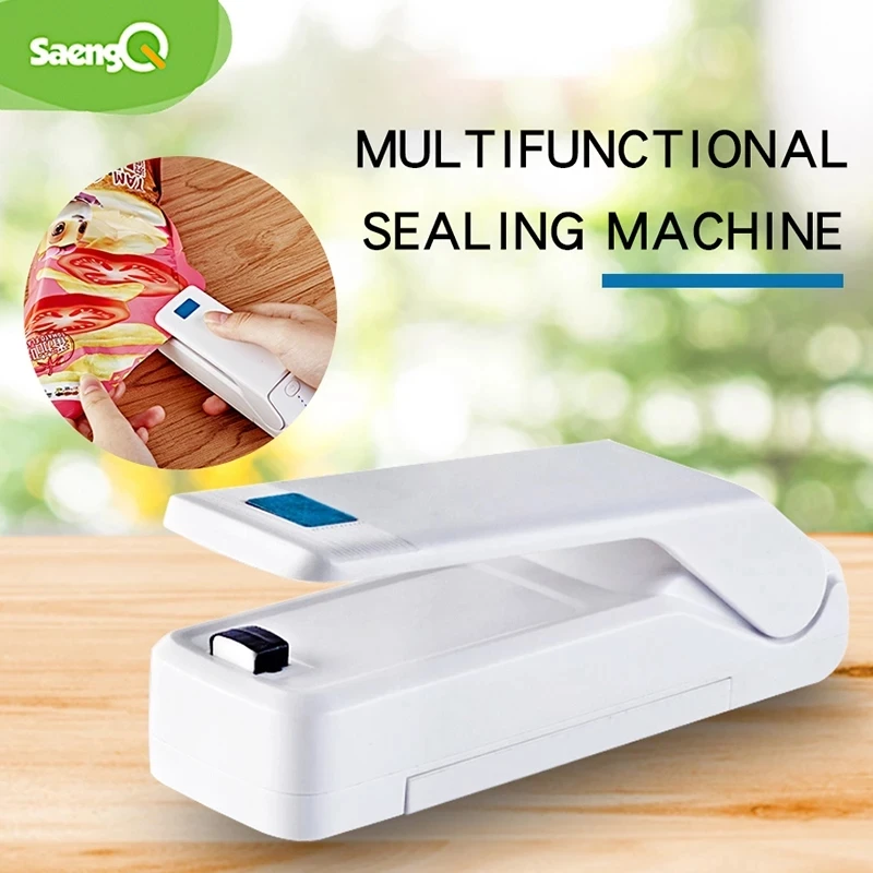 saengQ Mini portable sealing machine multi-function small home plastic ...