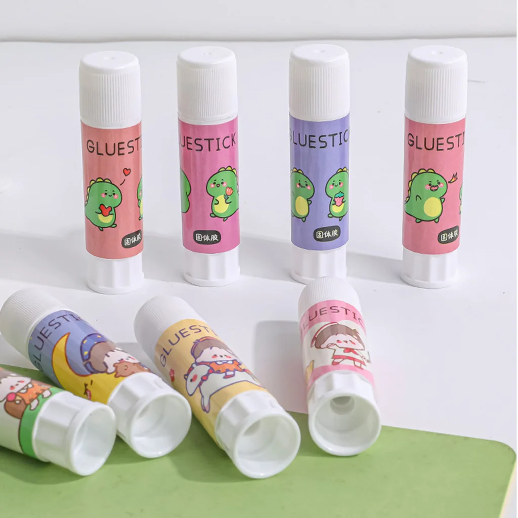 Cute Cartoon Solid Glue Stick Strong Adhesives Glues for Student Tapes ...