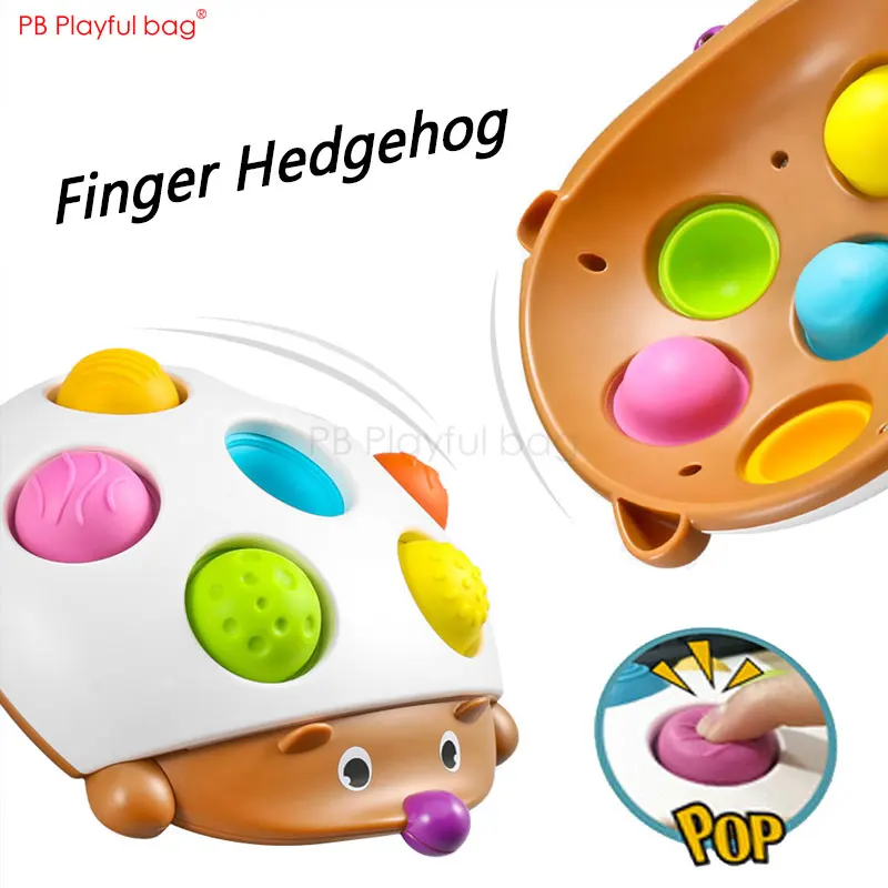 Baby-Finger-hedgehog-Finger-press-toy-Colorful-luminous-Early-Color ...