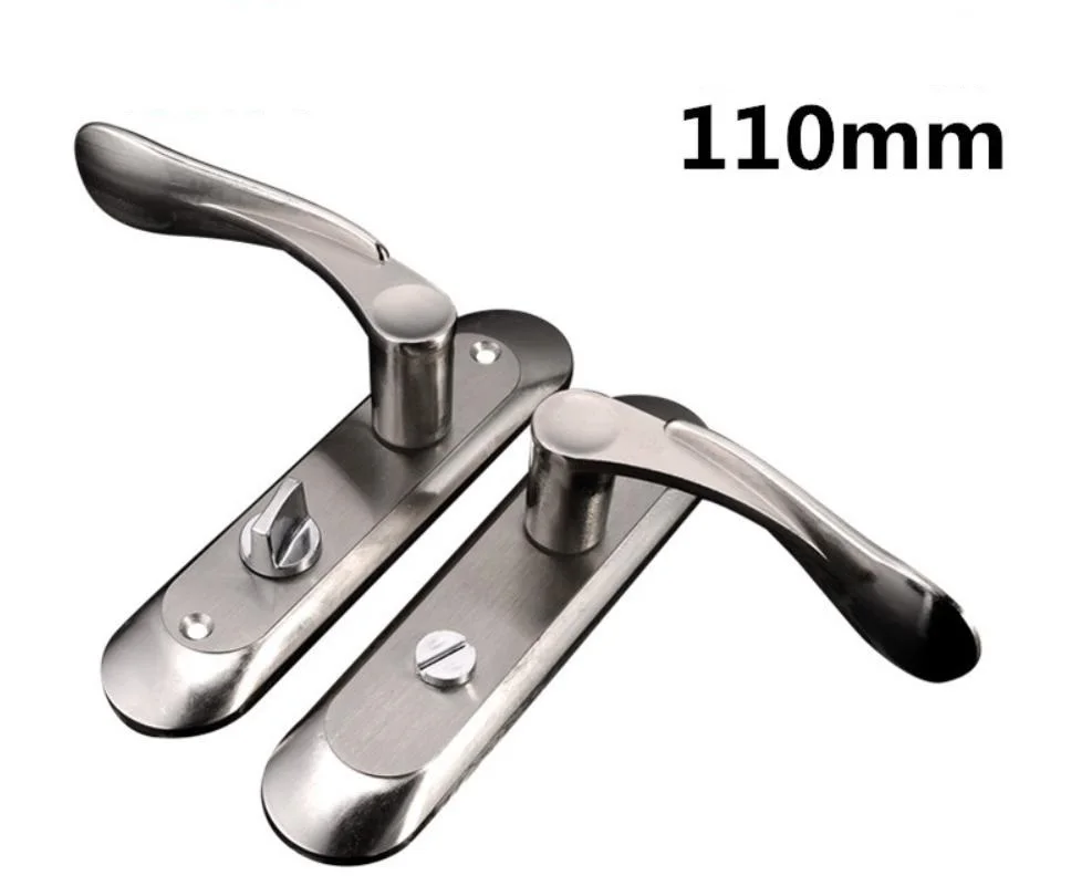 Zinc Alloy Old Bathroom Door lock No Key Fix hole Size 110 mm Washroom ...