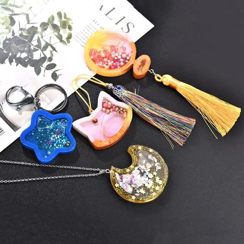 Keychain Molds for Epoxy Resin Kawaii Molds Cute Resin Molds Resin ...