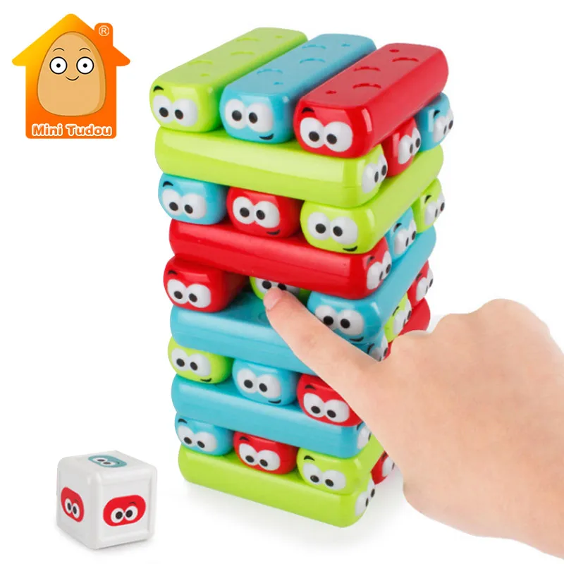 Kids-Stack-Building-Blocks-Cartoon-Pulling-Block-Set-Colorful-Plastic ...
