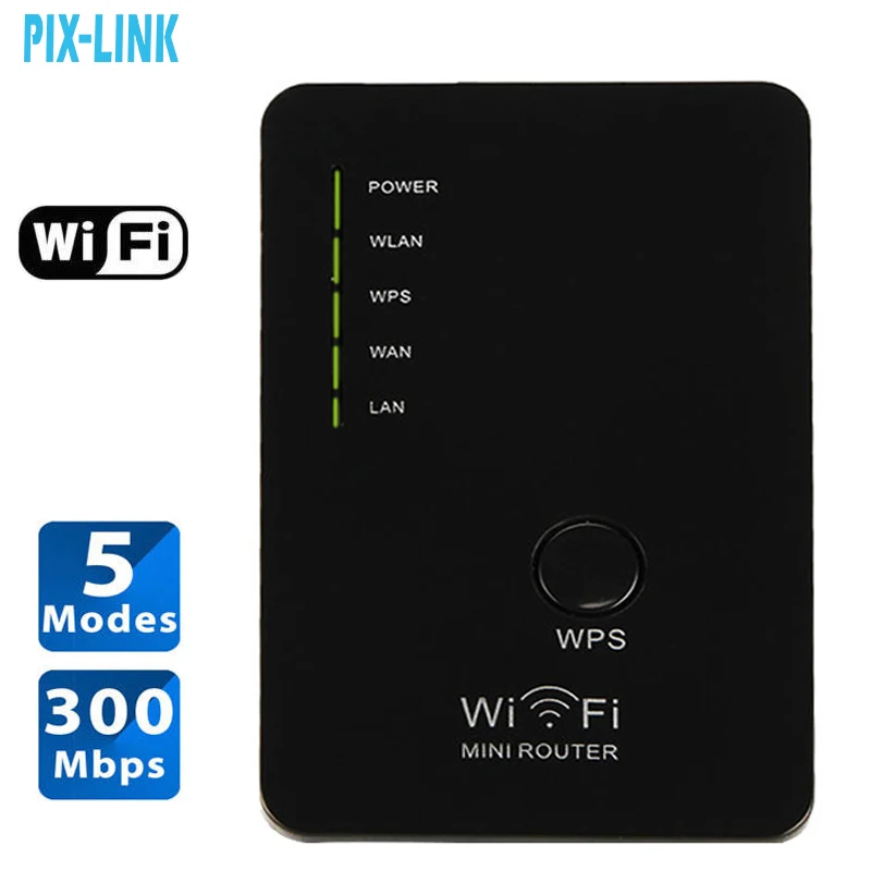 300Mbps Mini Wireless Wifi Repeater Router AP Repeator Amplifier LAN ...