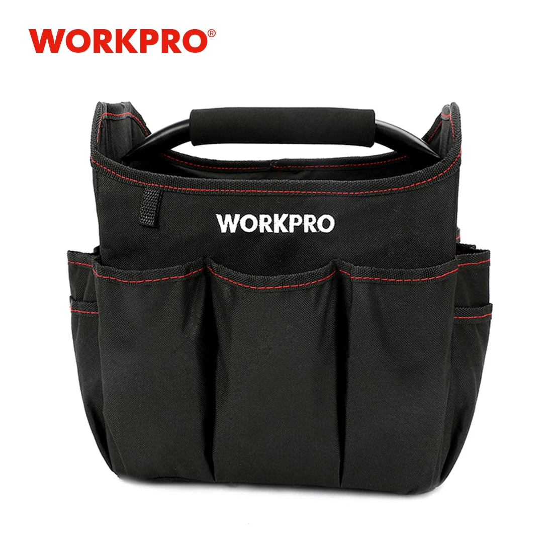 WORKPRO 10" Small Tool Hand Bag Foldable Tool Kits Bag Shoulder Bag ...