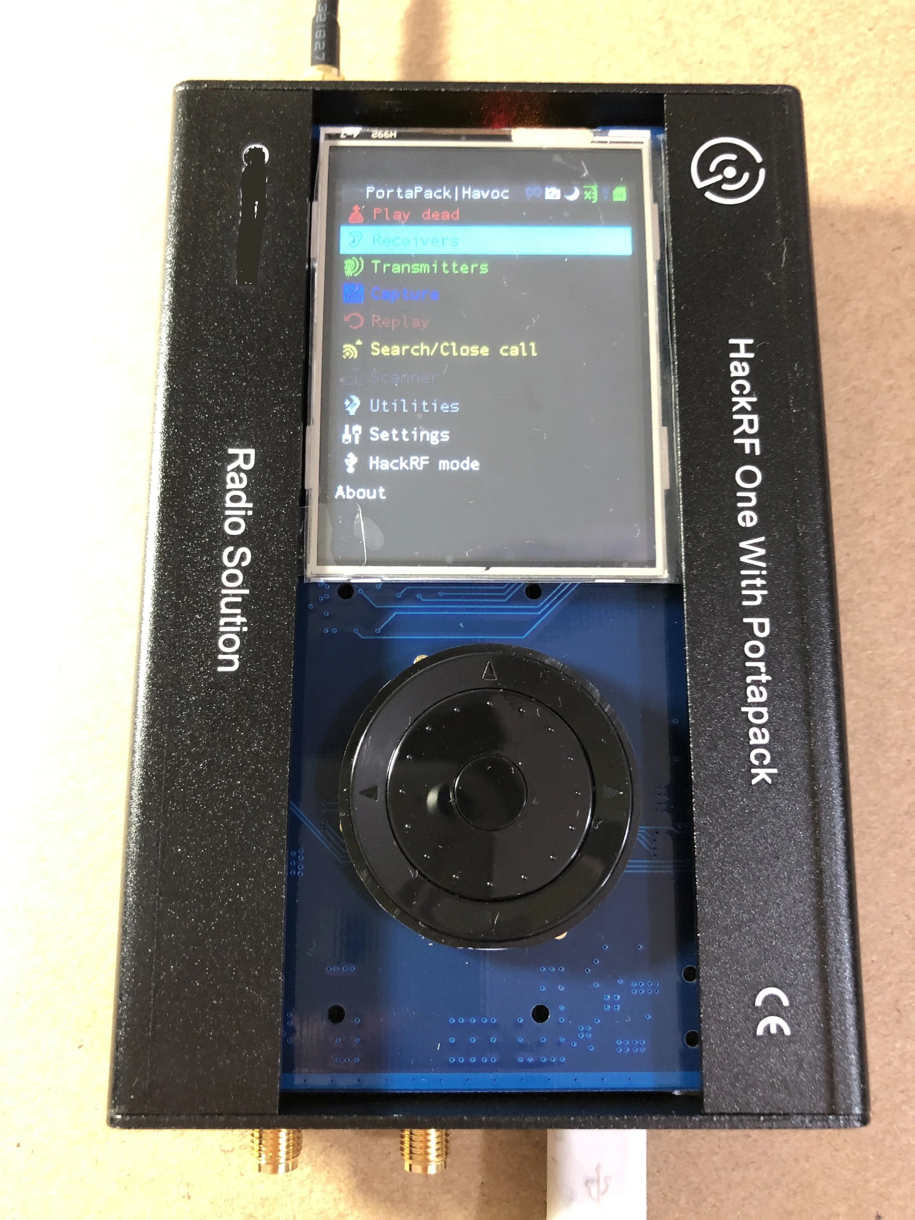 Nueva edición PORTAPACK con 0.5PPM TXCO y pantalla táctil para HackRF un transceptor de Radio de ...