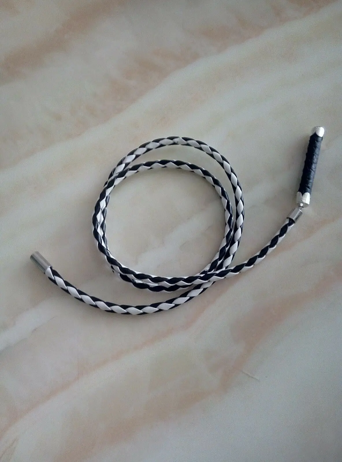 DIY 1/6th Black&White Leather Whip Model for 12"Phicen Male & Female ...