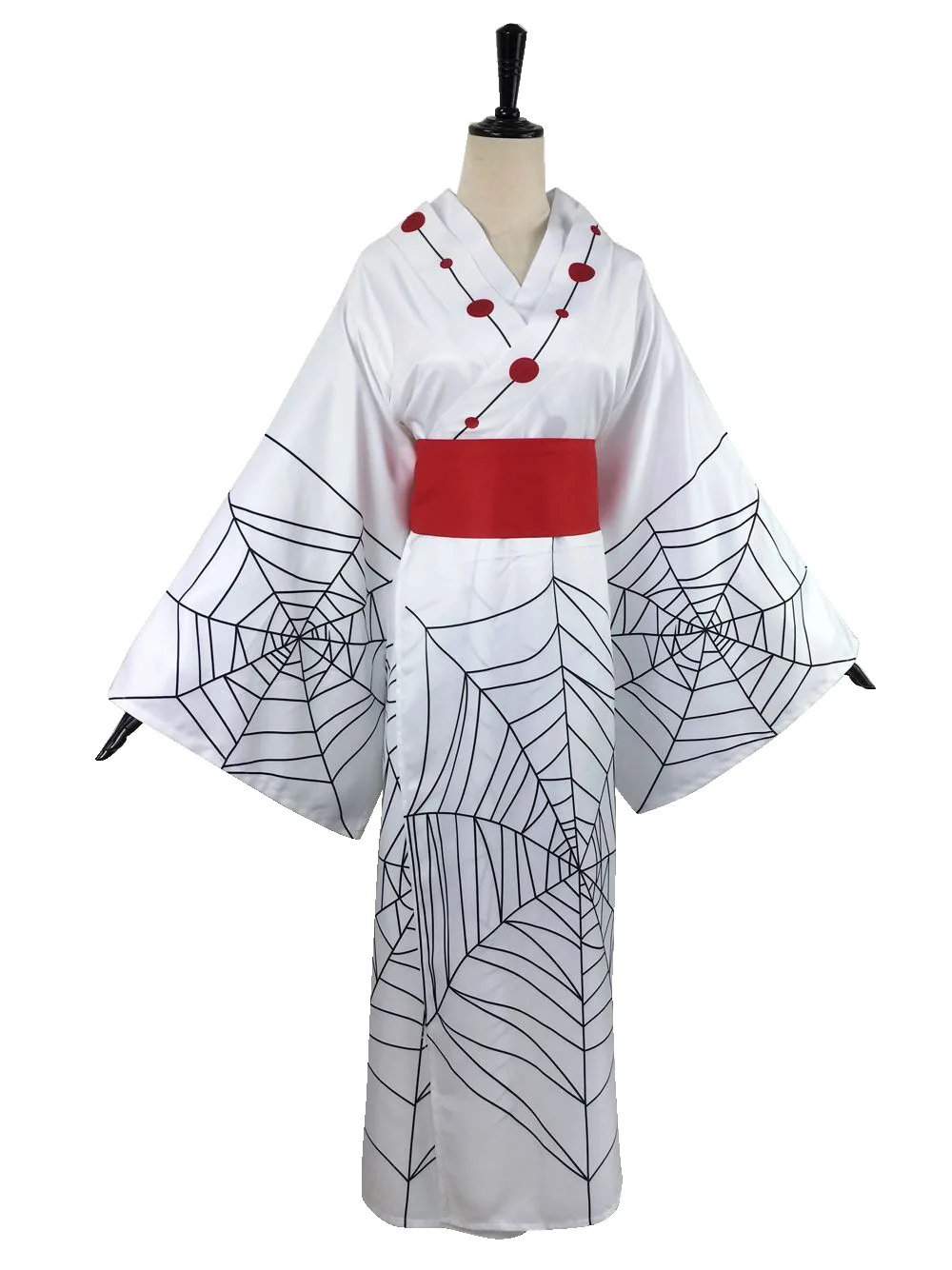 Anime Demon Slayer Kimetsu No Yaiba Spider Oni Ayaki Rui Kimono Cosplay ...