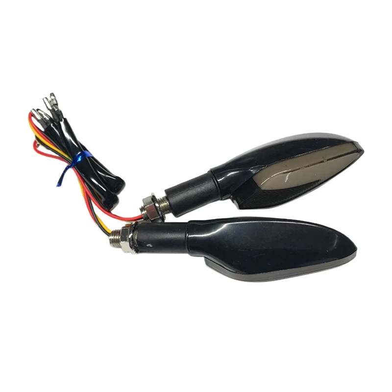 Motorcycle Turn Signals Light 21LED Blinker Dual-Color DRL Indicator ...