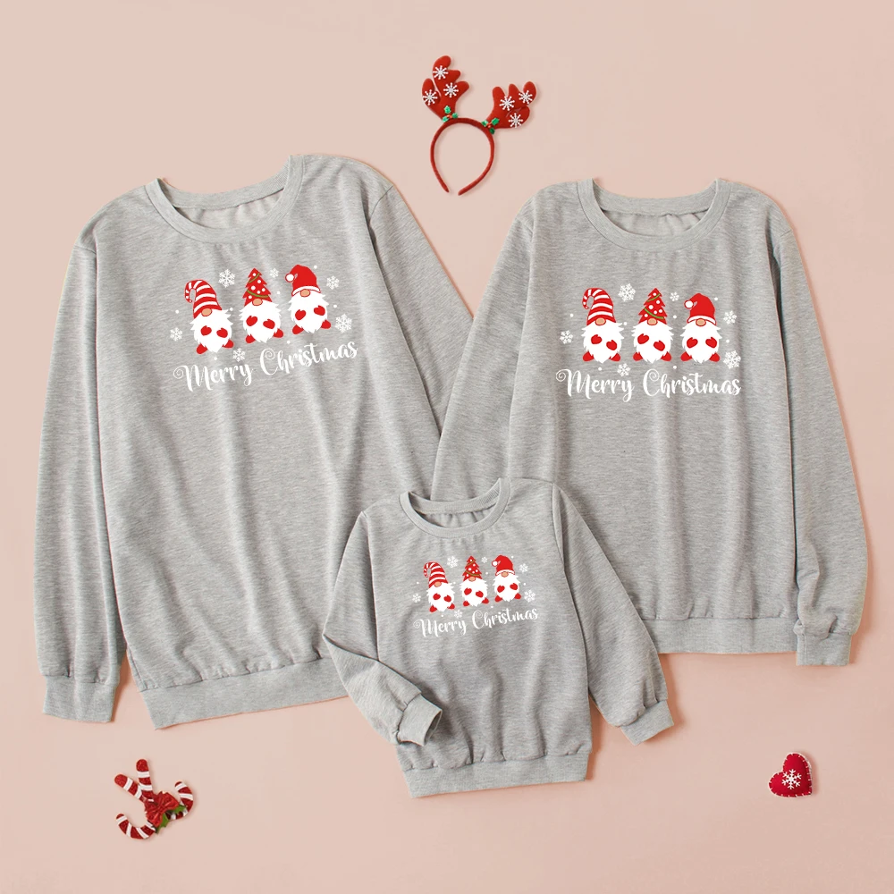 Ropa navideña familiar ZAFILLE Ropa con estampado de alce de dibujos ...