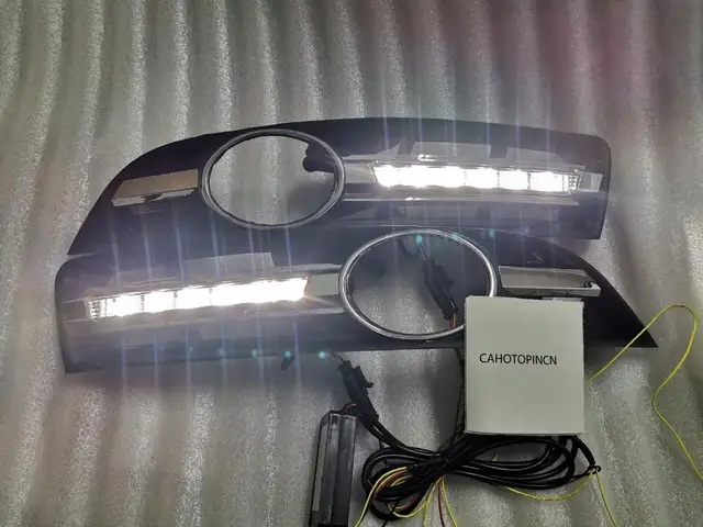 Super bright Waterproof car light DRL LED fog lamp Daytime Running ...