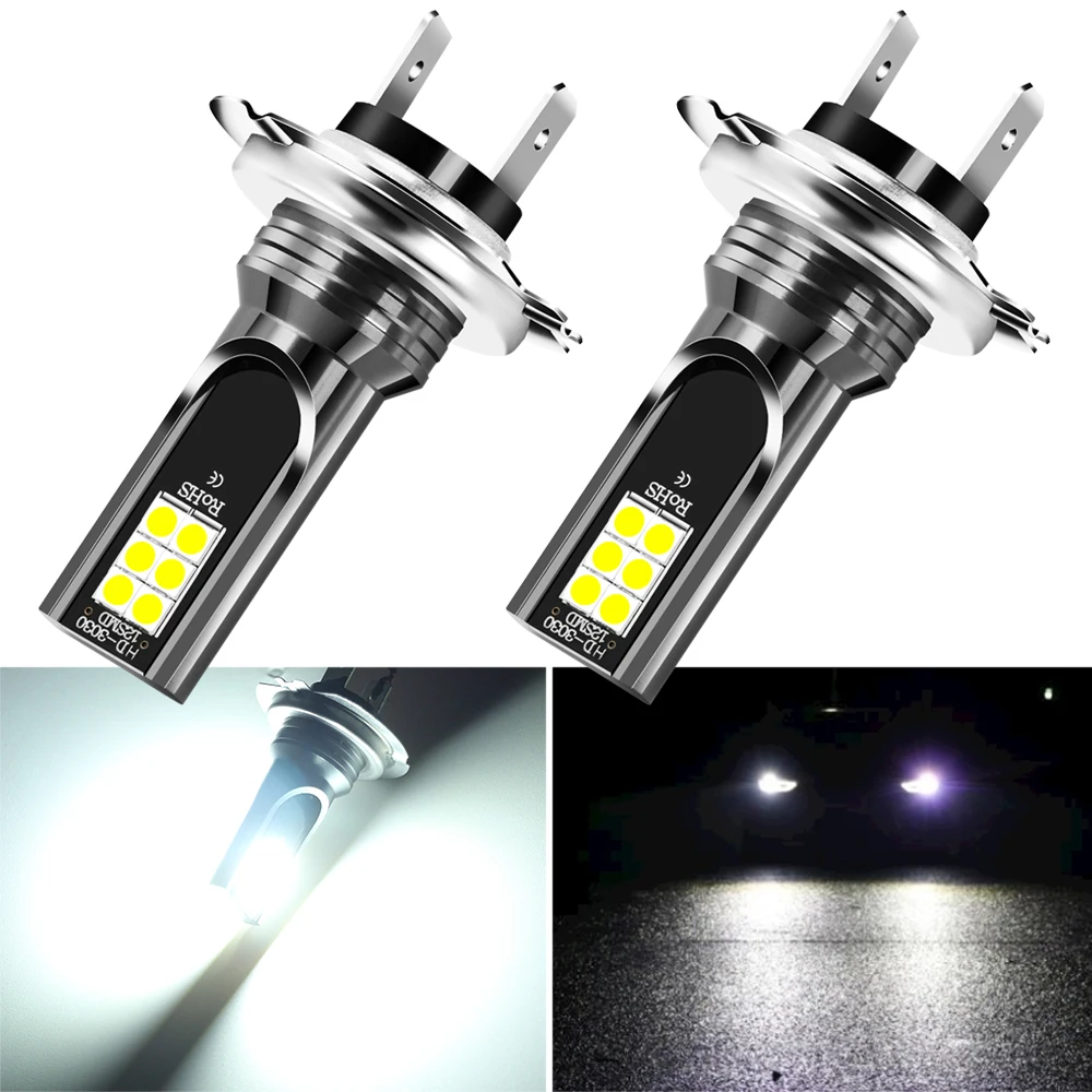 LED CSP H7 LED Lamps For Cars Headlight Bulbs for Alfa Romeo 159 147 156 164 166 stelvio ...