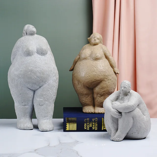 Fat Lady Abstract Figurines Ornament - Decor Shop Direct