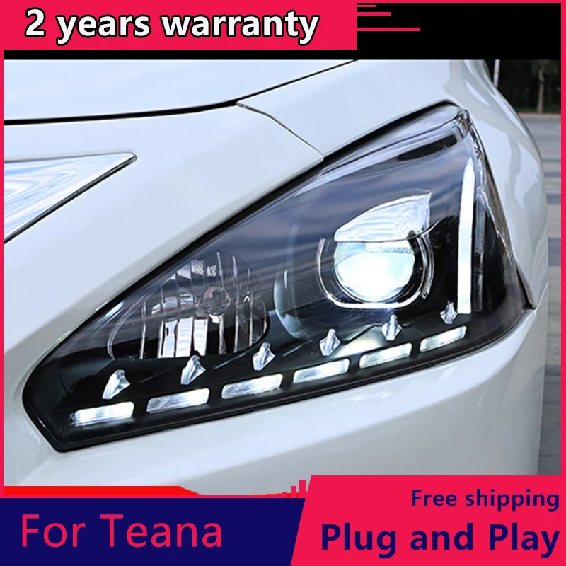 KOWELL-Car-Styling-for-Nissan-Teana-headlights-2013-2016-Teana-led ...