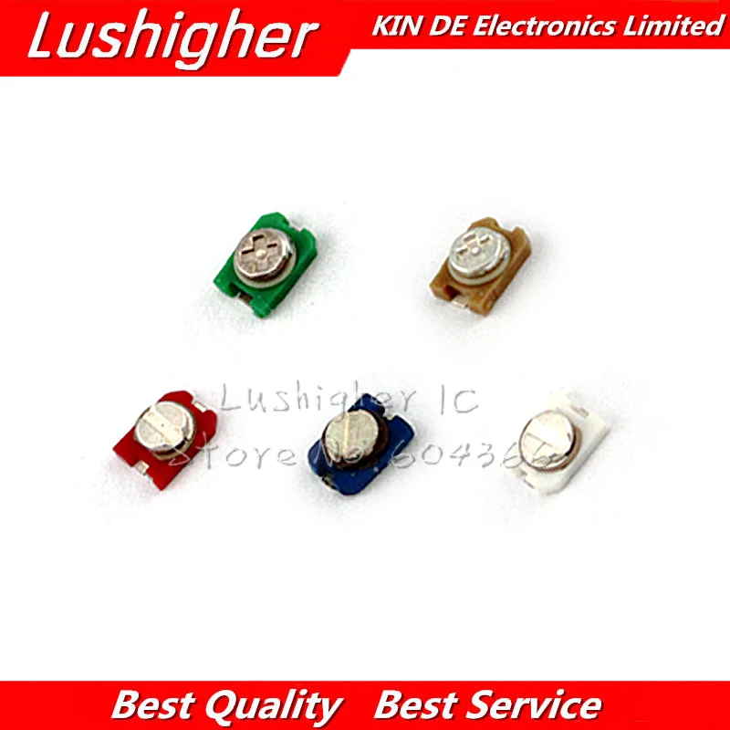 10pcs 3pf 6pf 10pf 20pf 30pf Trimmer Adjustable Capacitor 3x4mm ...