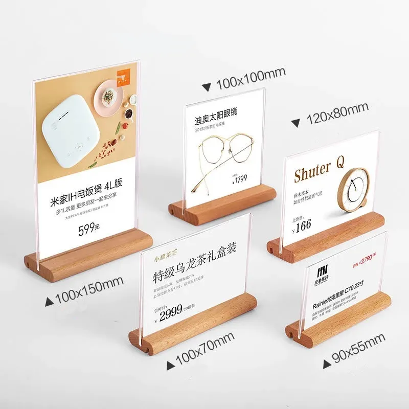 A6-T-L-Display-Double-sided-Table-Desktop-Acrylic-Sign-Holder-Stand ...