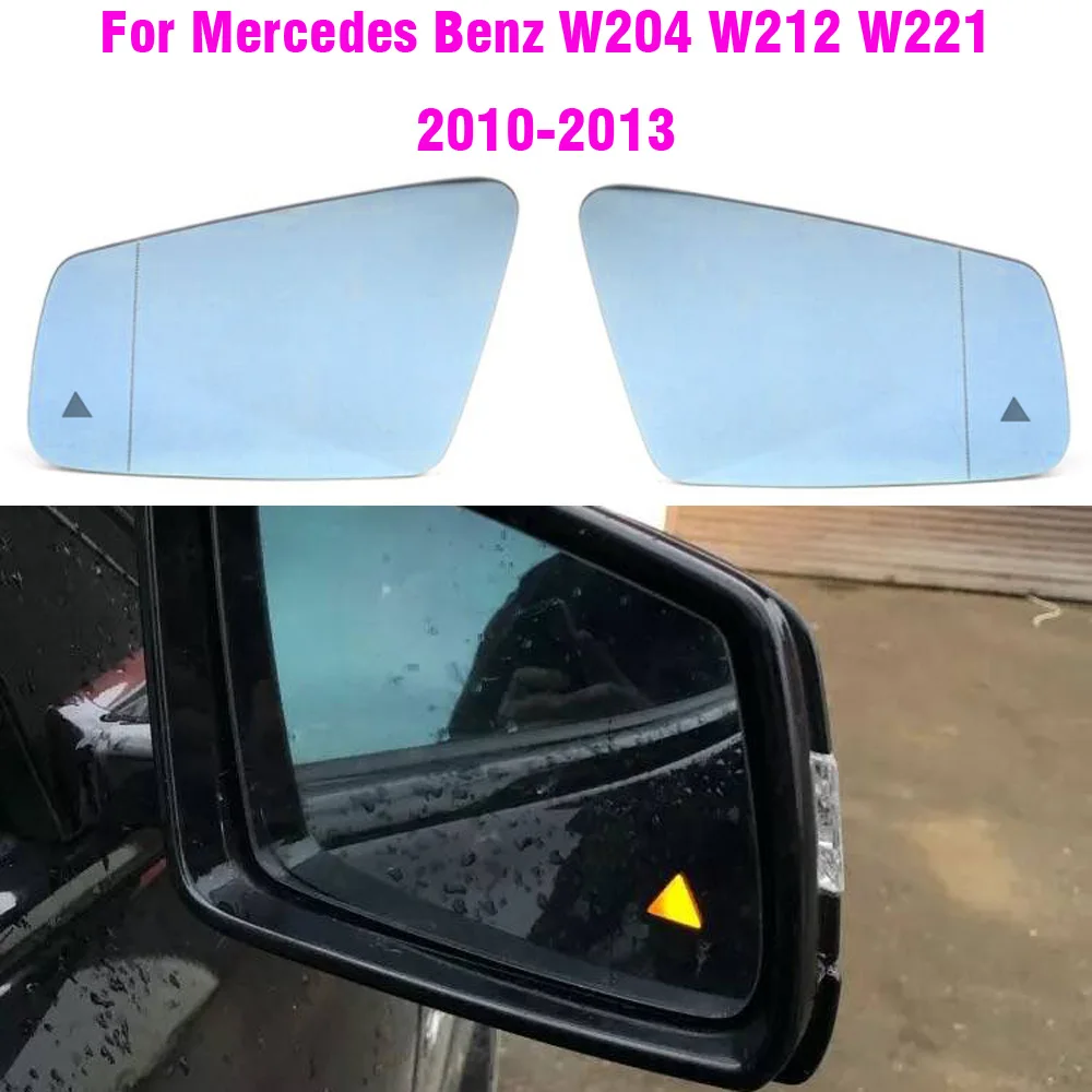 Auto-Heated-Blind-Spot-Warning-Wing-Rear-Mirror-Glass-For-Mercedes-Benz ...