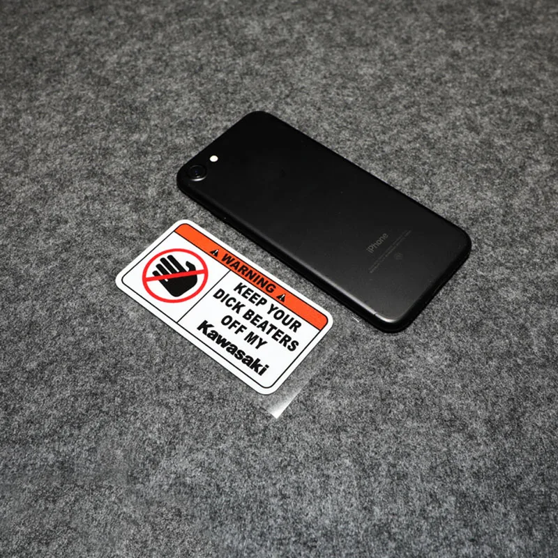 2pcs /Set Car Decals Warning Letters N0 TOUCH Car Sticker Anti-Theft ...