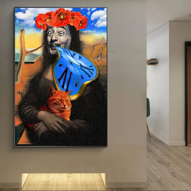 Melting Clock Painting Picasso